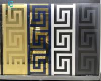 China 300x600mm Golden Glazed Porcelain Floor Tile for Luxury Buildings for sale
