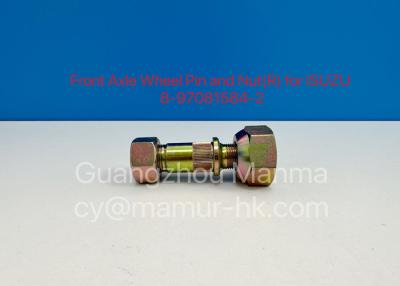 China Axle Wheel Pin And Nut ISUZU Chassis Parts For NPR NNR 8-97081584-2 for sale