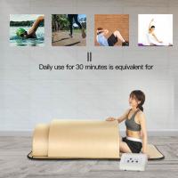 China 110V 1200W Heat Far Infrared Sauna Dome Capsule And Pillow for sale