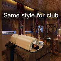 China 110V 1200W Heat Far Infrared Sauna Dome Capsule And Pillow for sale