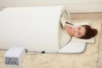 China Germanium Jade Stone Portable Infrared Sauna Dome Spa Capsule With 3 Heating Zones for sale