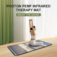 China Crystal Amethyst Pemf Infrared Mat Thermal Red Light Heating Pad With Jade Stones for sale