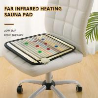 China Jade Tourmaline Stones amethyst Far Infrared Heating Mat Negative Ion Healing Therapy for sale