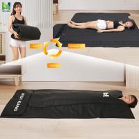 China Waterproof Black Ve-lcro Low Emf Infrared Sauna Blankets for Household Beauty Products for sale