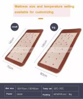 China Negative Ions Balls Far Infrared Heating Mat Electromagnetic Pad With Stones for sale