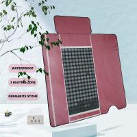 China New Style Gold Far Infrared 3 Heating Zone Bian Stones Sauna Blanket With One Controller For Home for sale