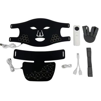 China Red Blue Yellow White Facial Therapy Mask with 216 Pieces LED Lights for Face Beauty for sale