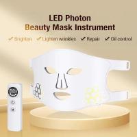 China 4 Colors Led Red Light Therapy Mask With Silicone And Intelligent Controller For Skin Brightening for sale