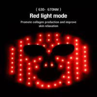China 4 Colors Led Red Light Therapy Mask With Silicone And Intelligent Controller For Skin Brightening for sale