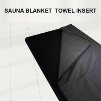 China 100% Cotton Black White 180*110cm Soft Insert Towel for Sauna Blanket Sweat Remove for sale