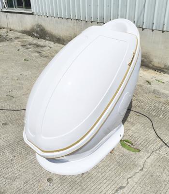 China White Color One Person Steam Therapy with One Pot Outside Spa Capsule for Beauty Health for sale