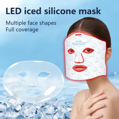 China 4 Colors LED Ice Mask with A Ice Bag for Beauty Rejuvation and Skin Healing for sale