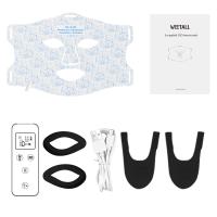China 276pcs LED Quantity Blue Yellow Red Light Therapy Mask with Gel for Post Procedure Recovery and Sensitive Sun-Damaged Skin for sale