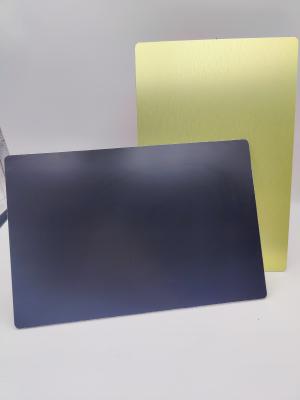 China Lightweight Plastic Fire Rated ACP Sheets 1220mm Width Polyester Coating for sale