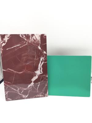 China ISO approval ACP Plastic Sheet  Board 0.15mm Aluminium Layer for sale