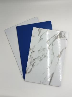 China DHPE Coating Wood Grain Wall Cladding , Aluminium Composite Sheet 6mm for sale
