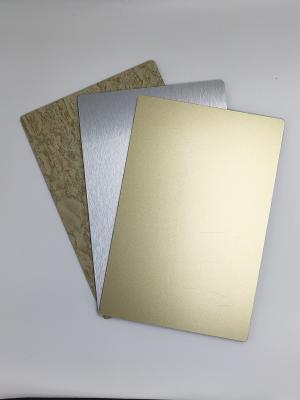 China PE Aluminium Plastic Composite Panel , Wall ACP Panel 2440mm Length for sale