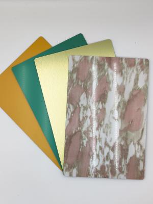 China Regular Color Acp Plastic Sheet 6mm Thickness Signboard Doors Use for sale