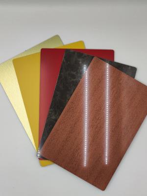 China Aluminium Custom ACP Plastic Sheet Solid Color For Partitions for sale
