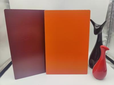 China Heat Insulation Fire Rated ACP Sheets 6.0mm Thickness 0.3mm Aluminium Board Panel Stone Grain Surface for sale