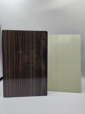China Solid Color Fire Rated ACP Sheets 4.0mm Plastic Board High Gloss 1220mm * 2440mm for sale
