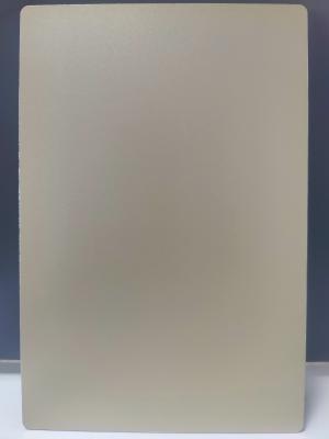 China Decorative PVDF ACP Sheets 3.0mm Thickness 0.3mm Aluminum Layer Wood Grain Finish For Reception Walls for sale