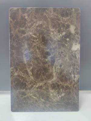 China PVDF ACP Sheets With PVC Film Coating 6.0mm Thickness Stone Grain Surface 4ft*8ft Size For Conference Room Partition for sale