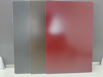 China PVDF Coated ACP Sheets 6.0mm Thickness Solid Color 1220mm * 2440mm Size For Café Wall Panels for sale