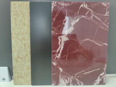 China Decorative PVDF ACP Sheets 3.0mm Thickness Wood Grain Surface 0.18mm Aluminum Layer for Retail Store Partitions for sale