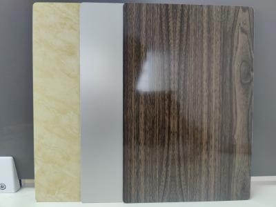 China Custom Size PVDF ACP Sheets 2.0mm Thickness Brushed Finish 0.3mm Aluminum Layer for Exhibition Booths for sale