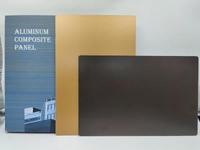 China Durable Interior ACP Sheet Brushed Surface HDPE Coating In 1220mm * 2440mm For Column Casings for sale