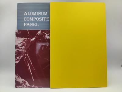 China Fire Rated ACP Sheets Customizable Size With 0.15mm Alloy And Brushed Effect for sale