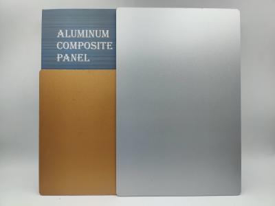 China Fire Rated ACP Signage Sheets  3.5mm Core with Brushed Metal Finish for Outdoor Advertisement for sale