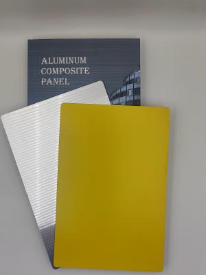 China Fire Rated ACP Sheets Solid Color 0.4mm Aluminum For Fireproof Wall Applications for sale