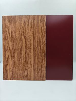 China FR ACP Material Sheets with 0.3mm Aluminum Layer Wood Grain Texture for Furniture Surface for sale