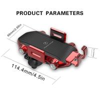 China Smart Wireless Car Charger Qi Phone Holder 15W Automatic Matching Air Vent Clip for sale