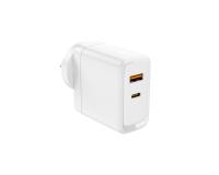 China 45W USB C Fast Charger Block GaN 2 Port PPS Handy Travel Wall Charger PD for sale