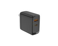 China USB C Charger, INIU 2-Port 45W Super Fast Charger Type C, Mini Foldable PD PPS USB C Wall Charger Block by GaN Tech for sale