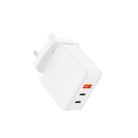 China 65W GaN Fast Charger 3 Ports Foldable Wall Charger for HP Spectre, MacBook for sale