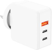China 65W GaN Fast Charger 3 Ports Foldable Wall Charger for HP Spectre, MacBook for sale