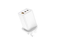 China High quality GaN mobile phone chargers PD 65W Fast Charge Mobile Phone Charger 2 USB C USB A GaN Wall Charger for sale