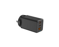 China High quality GaN mobile phone chargers PD 65W Fast Charge Mobile Phone Charger 2 USB C USB A GaN Wall Charger for sale