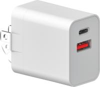 China USB A+C Wall Charger 2 Pack 20W Fast Charging Block For Apple Watch for sale