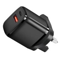 China USB A+C PD Fast Charger 30W Foldable Plug Wall Charger 3.0/ PPS Protocol Power Adapter for sale