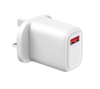 China 3.0 Adapter 18W Quick Charging Blocks USB Wall Plug For IPhone 15/14/13/12 for sale