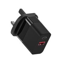 China Dual Port Fast Charging Type C Wall Plug Adapter 25W for Samsung Galaxy for sale