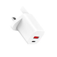 China 20W Dual Port Fast Charger Type C Wall Plug Adapter Quick Charging Block for sale