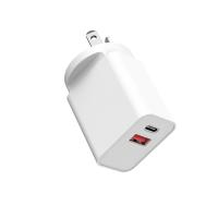 China 30W Dual Port PD Fast Charger Type C Wall Plug Adapter for Samsung Galaxy for sale