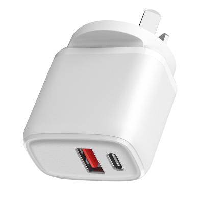 China USB C 30W PD Fast Charger Wall Type C Charging Block USB A Port for Iphone Ipad for sale