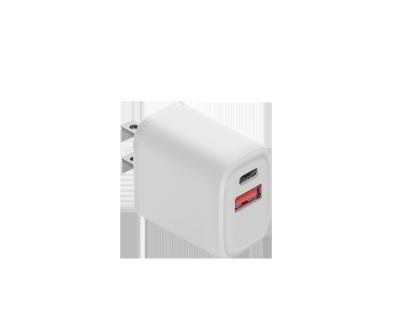 China 20W GaN Fast Charger Block 2 Port For MacBook Pro / Laptop / IPhone 15 / Tablet for sale